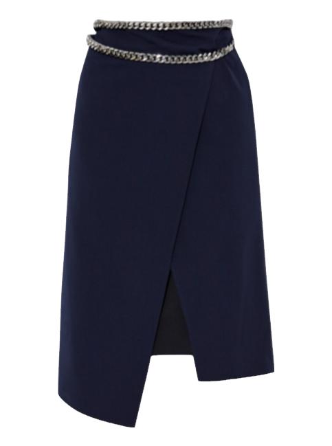 STELLA MCCARTNEY Stella McCartney Chain Detail Midi Skirt